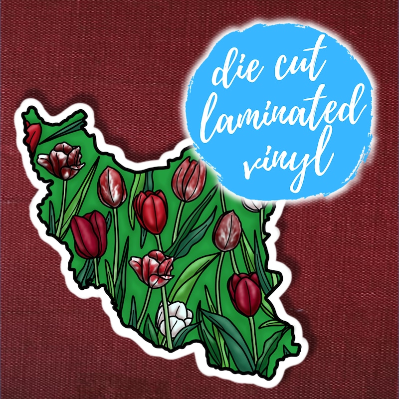 Iran Sticker - Etsy