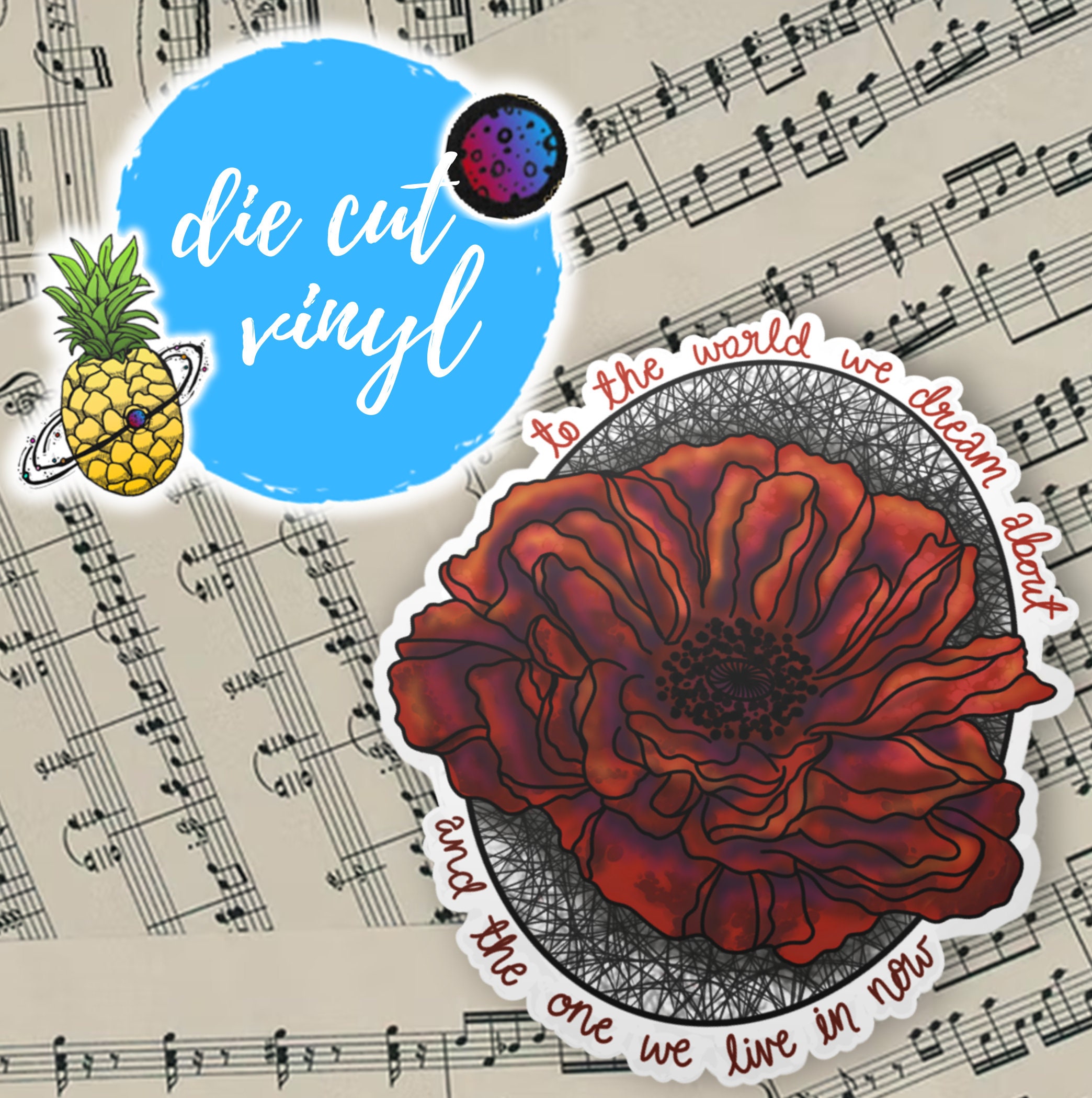 Hadestown Musical Inspired Sticker Broadway Sticker - Etsy