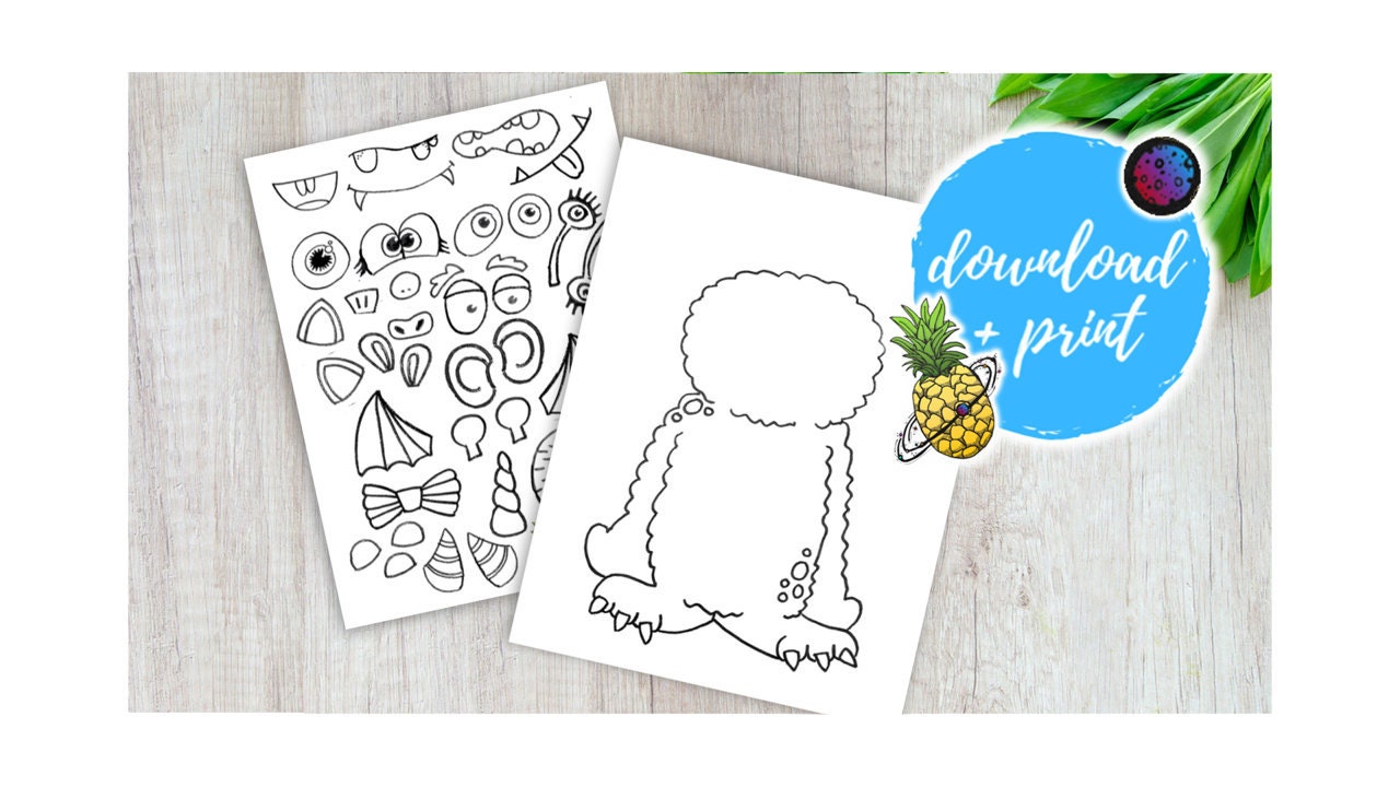 Make Your Own Monster Activity Printable Halloween Activity Halloween ...