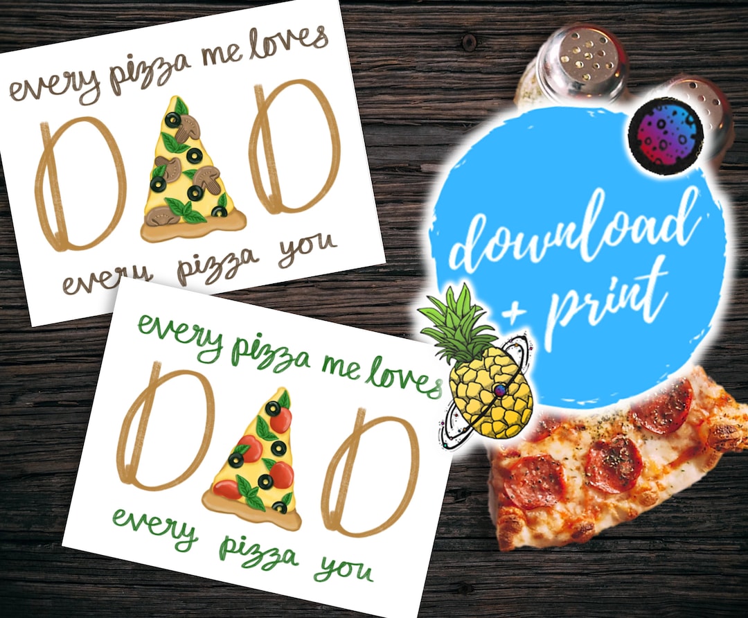 Father's Day Card Happy Father's Day Card Hand Drawn & Lettered Card ...