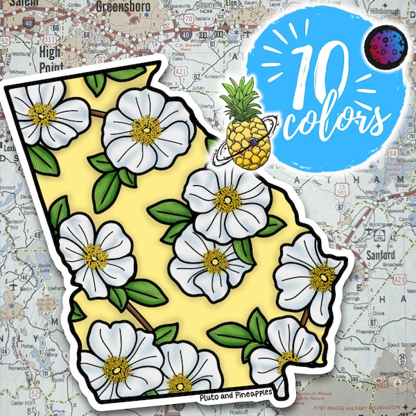 Savannah Ga Sticker - Etsy