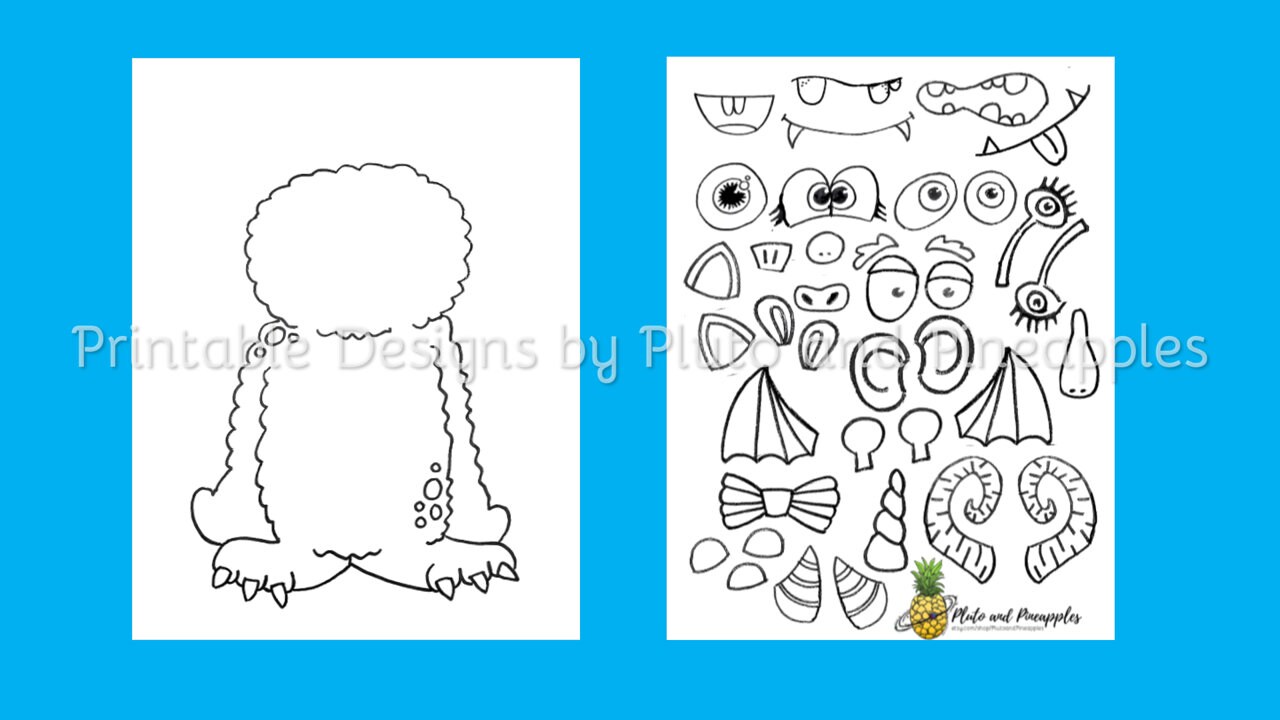 Make Your Own Monster Activity Printable Halloween Activity Halloween ...
