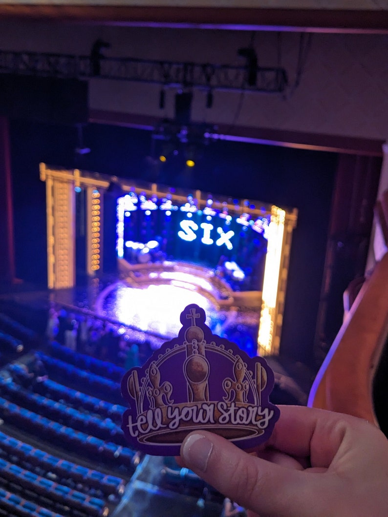 SIX the Musical Inspired Sticker | Broadway Sticker | Queen Stickers ...