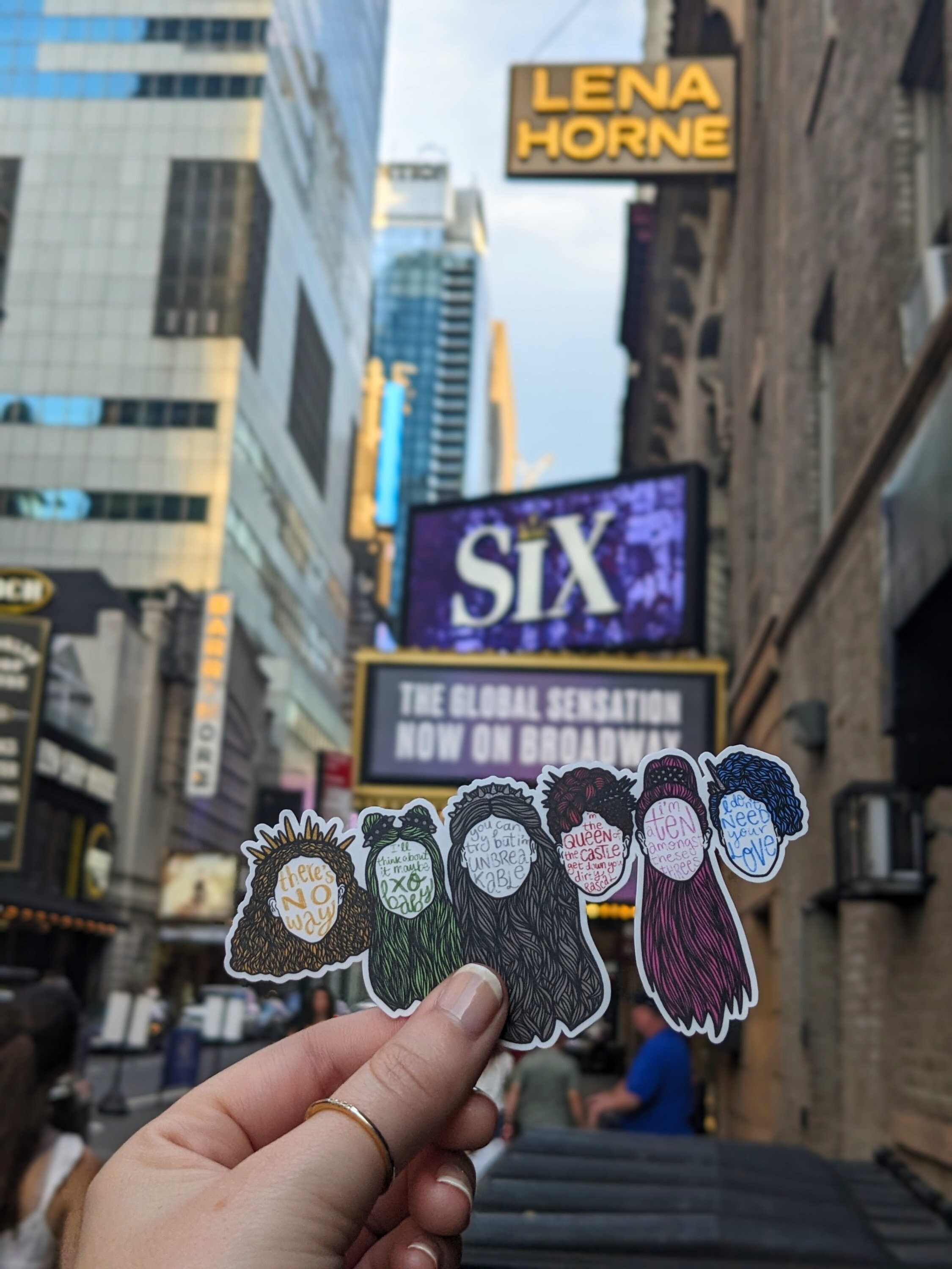 SIX the Musical Inspired Sticker | Broadway Sticker | Queen Stickers ...