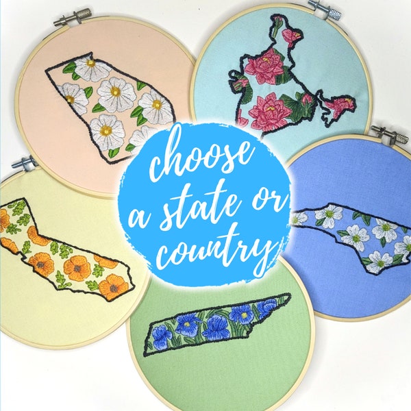 Custom State Art - Etsy