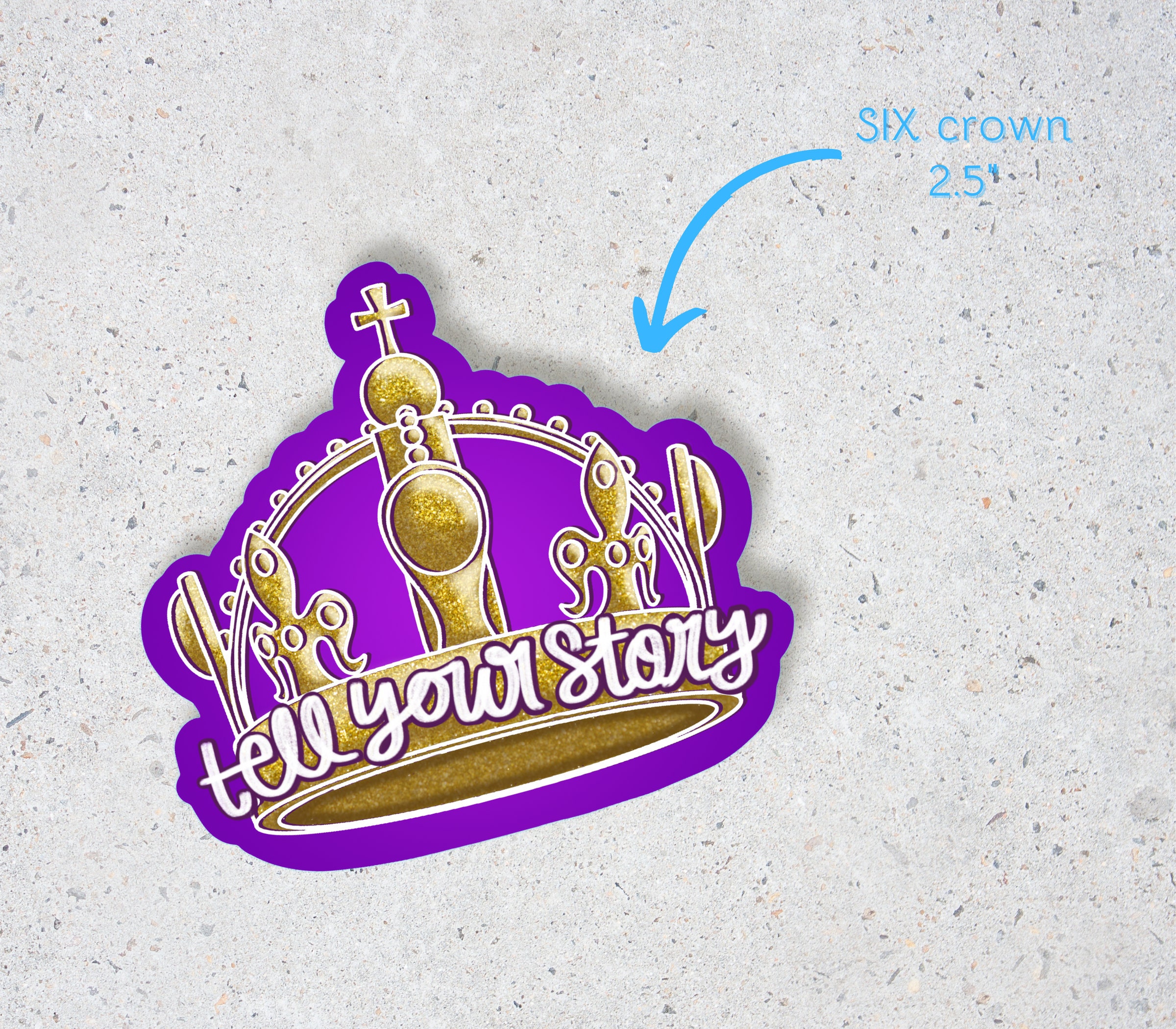 SIX the Musical Inspired Sticker Broadway Sticker Queen Stickers Crown ...