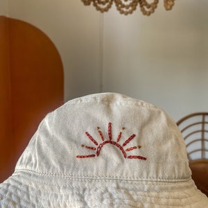 Middle Finger Embroidery Bucket Hat | Middle Finger Stitched Hat | Hand ...