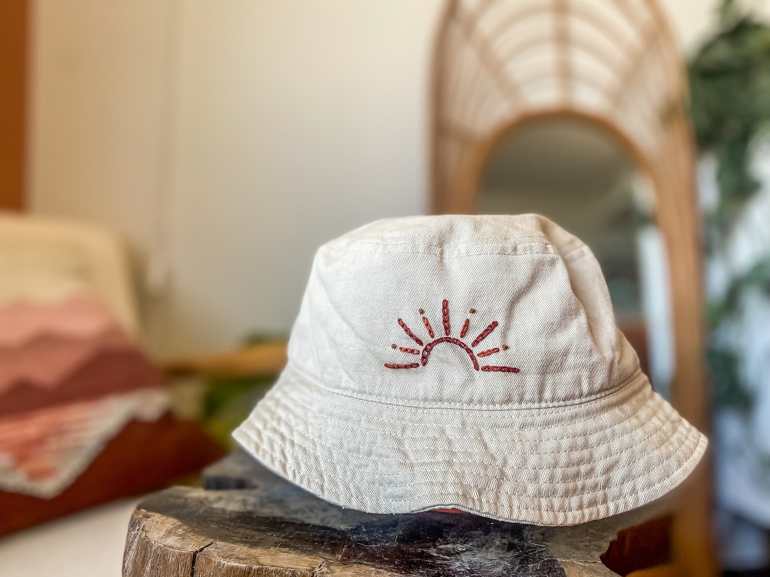 Middle Finger Embroidery Bucket Hat | Middle Finger Stitched Hat | Hand ...