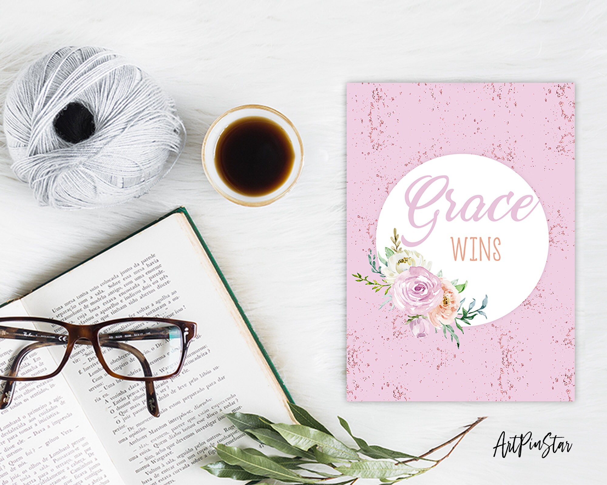 Grace Wins Bible Verse Scripture Faith Trust Gospel Hope Photo - Etsy