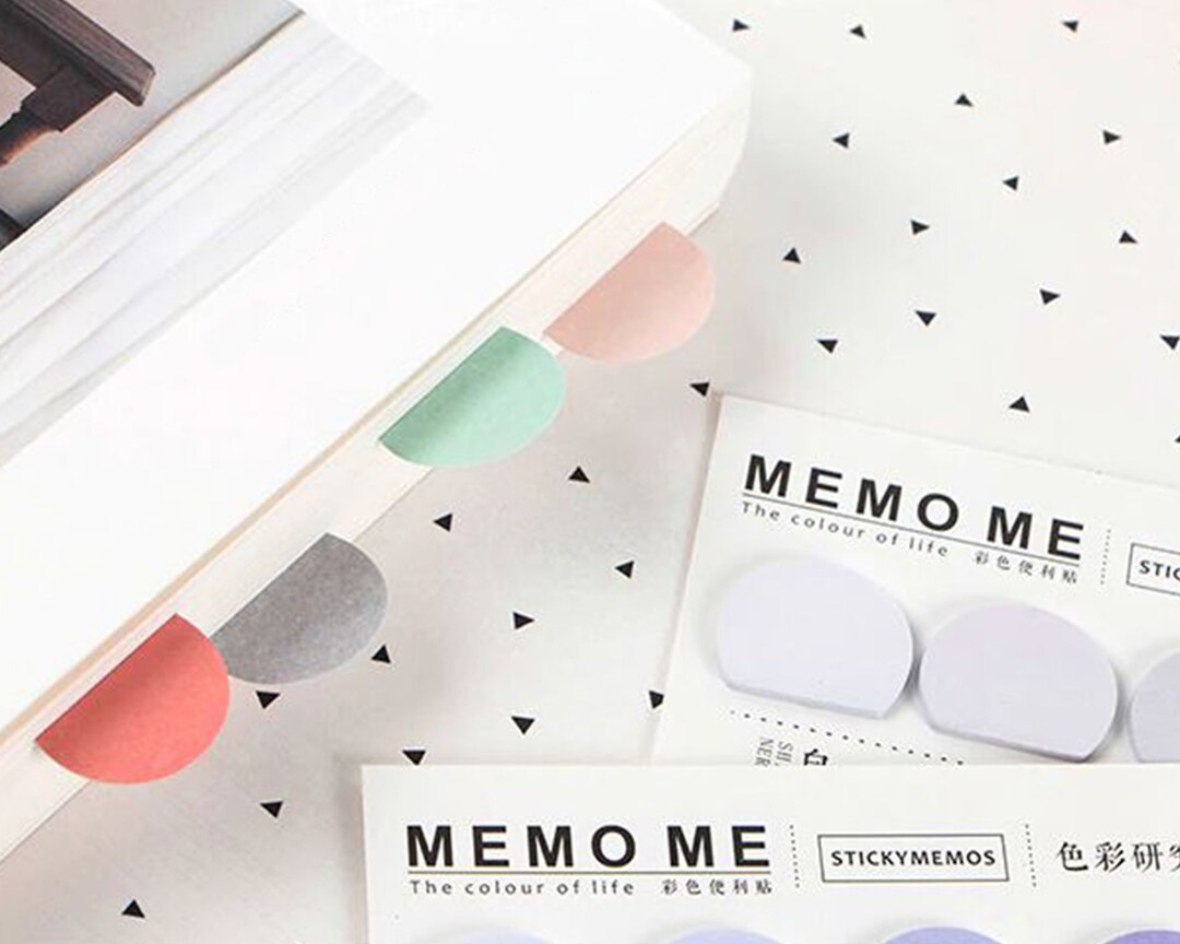 Colorful Sticky Notes Bookmarks Memo Flags Planner Index Tabs - Etsy