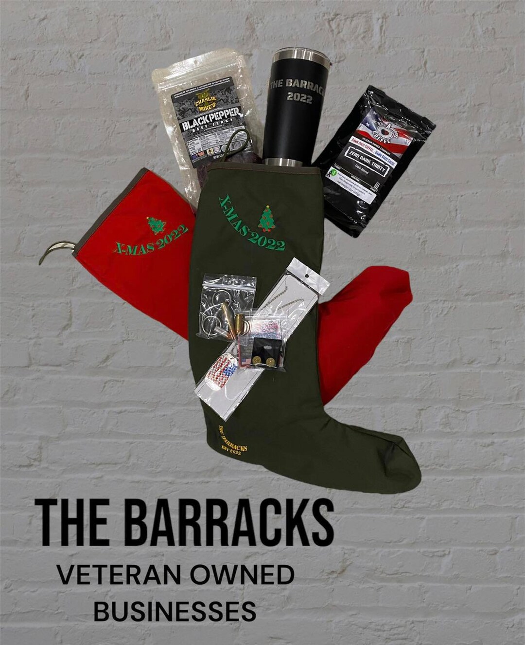 The Barracks Christmas Stocking - Etsy