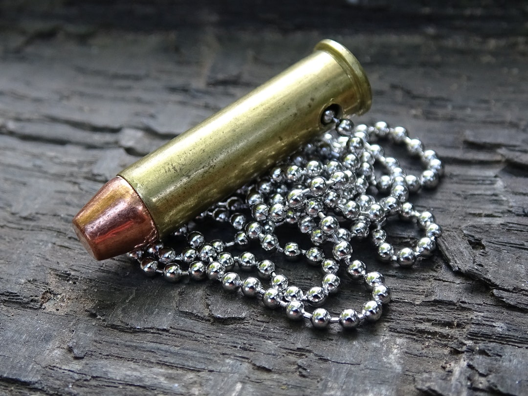 Fallout 357 Magnum Bullet Necklace Brass 124gn FMJ - Etsy