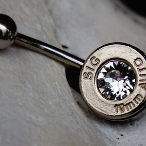 Bullet Navel Ring Belly Button Ring - Etsy