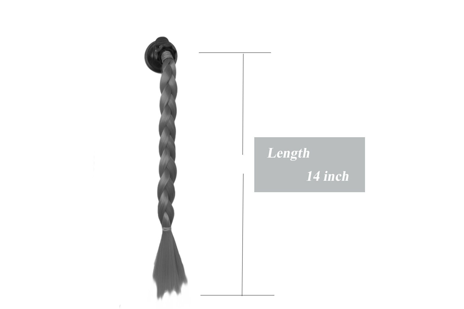 Handmade Suction Cup Ponytails Braids Synthetic Hair - Etsy