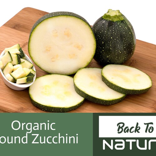 Round Zucchini Seeds Organic Non Gmo Heirloom Seeds | Etsy