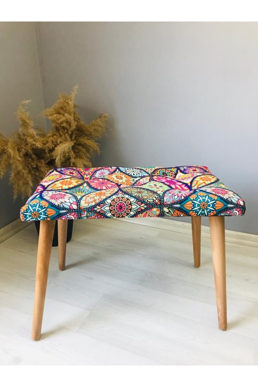 Modern Bench Pouf Pouf Bench Entrance Bench Living Room - Etsy