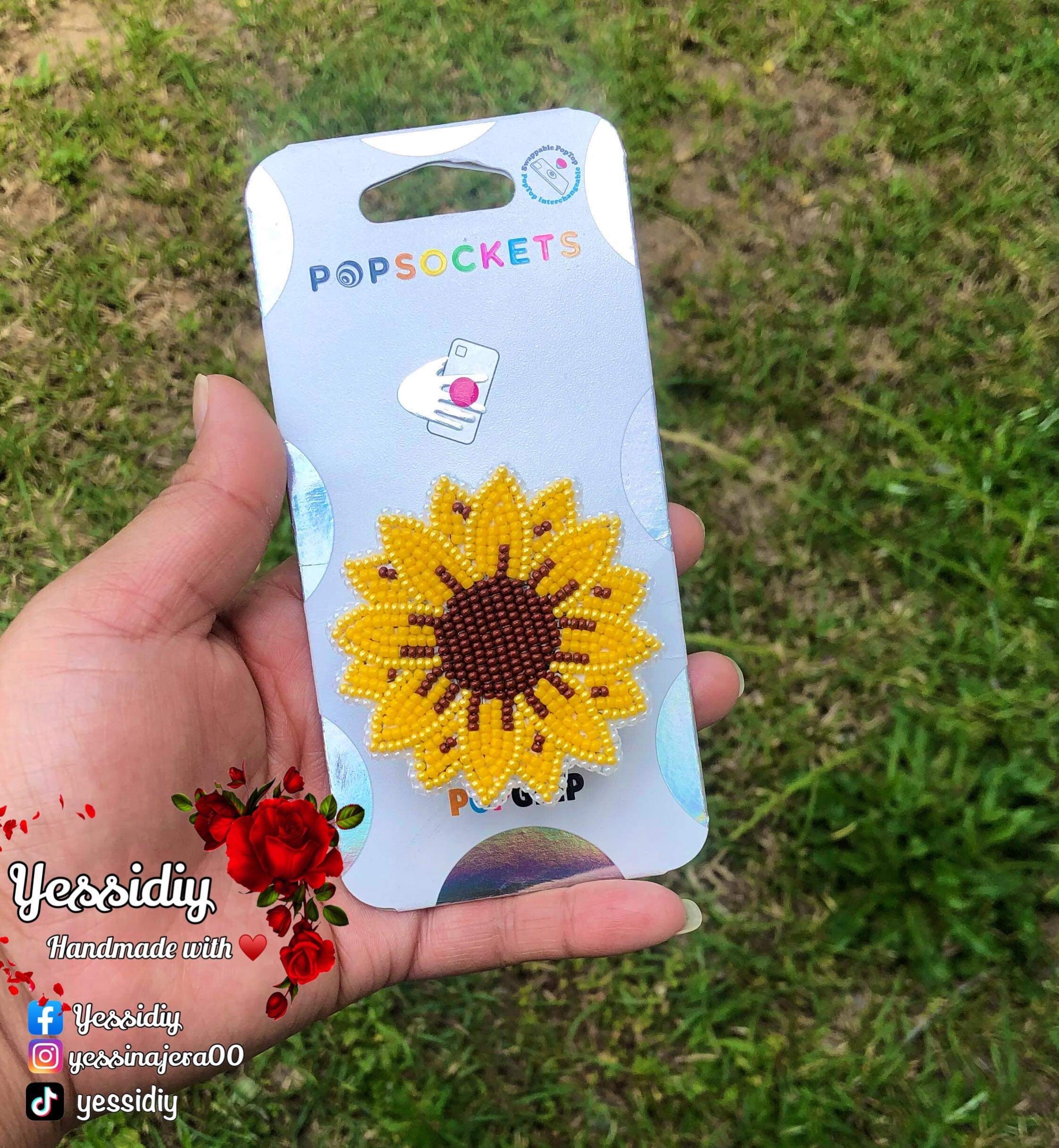 Handmade Beaded Popsocket - Etsy