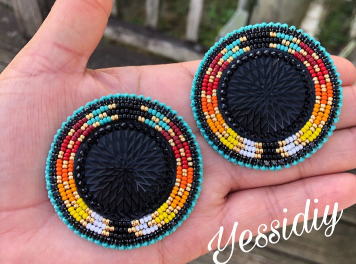 Handmade Beaded Brooch Only - Etsy