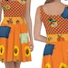 Thanksgiving Dress Woman Fall Scarecrow Halloween Spandex Autumn ...