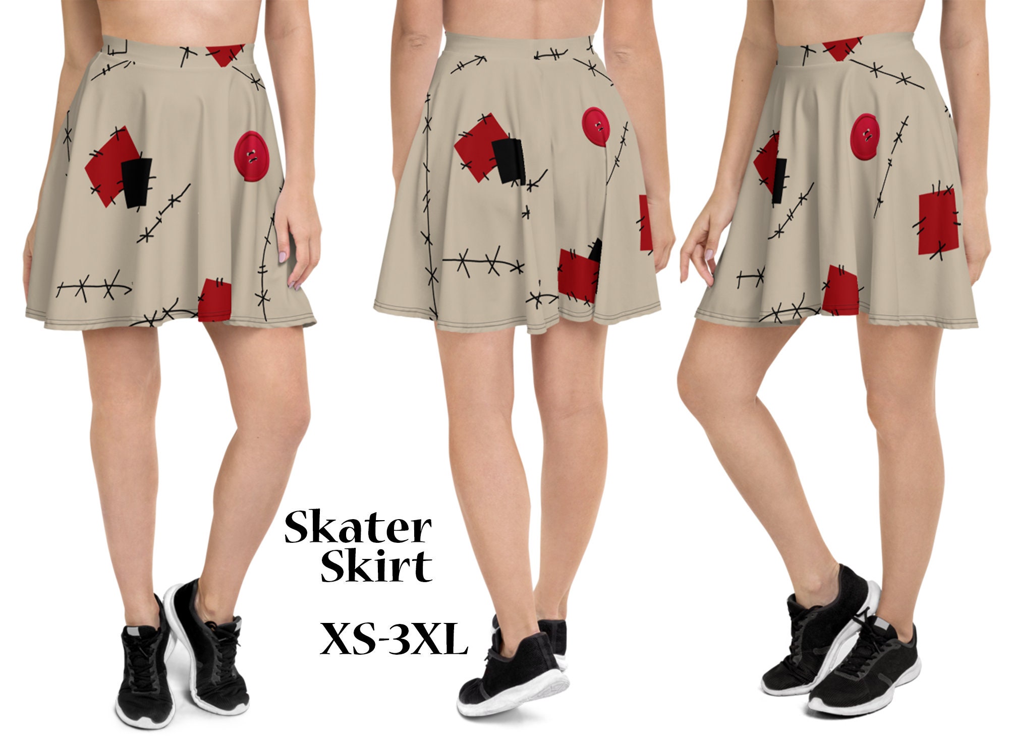 Voodoo Doll Skater Dress Women Halloween Cosplay Costume Magic - Etsy