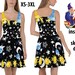 Stargazer Skater Dress Astronomer Costume Halloween Stars Day Night Sun ...