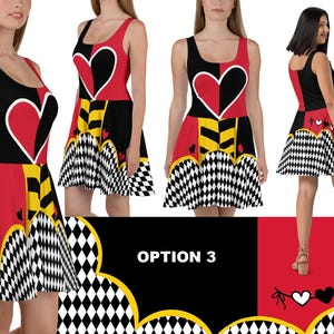 Queen of Hearts Dress Woman Cosplay Villain Running Halloween Marathon ...