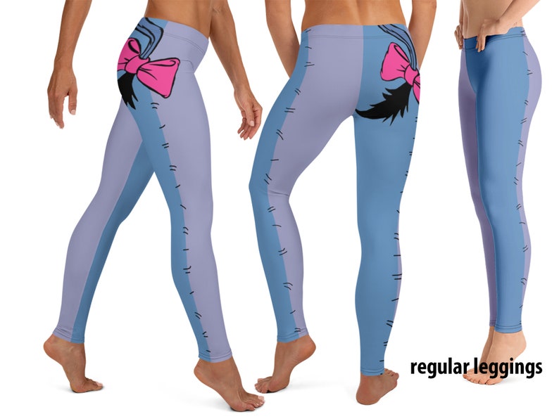 Eeyore Donkey Workout Leggings Woman Halloween Running Costume - Etsy