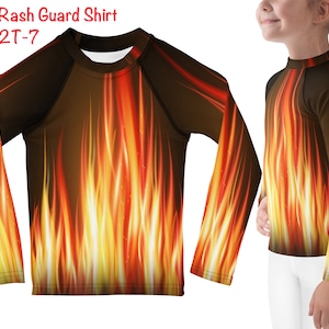 Fire Flames Costume Kids Halloween Element Print Cosplay Leggings ...