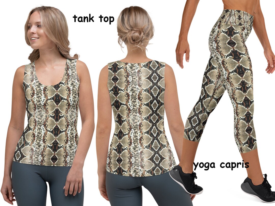 Snake Print Athletic Costume Woman Halloween Reptile Leggings Cosplay ...