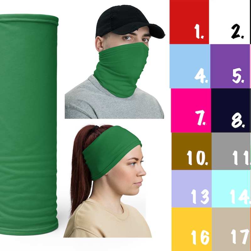 Tube Bandana Face Mask - Etsy