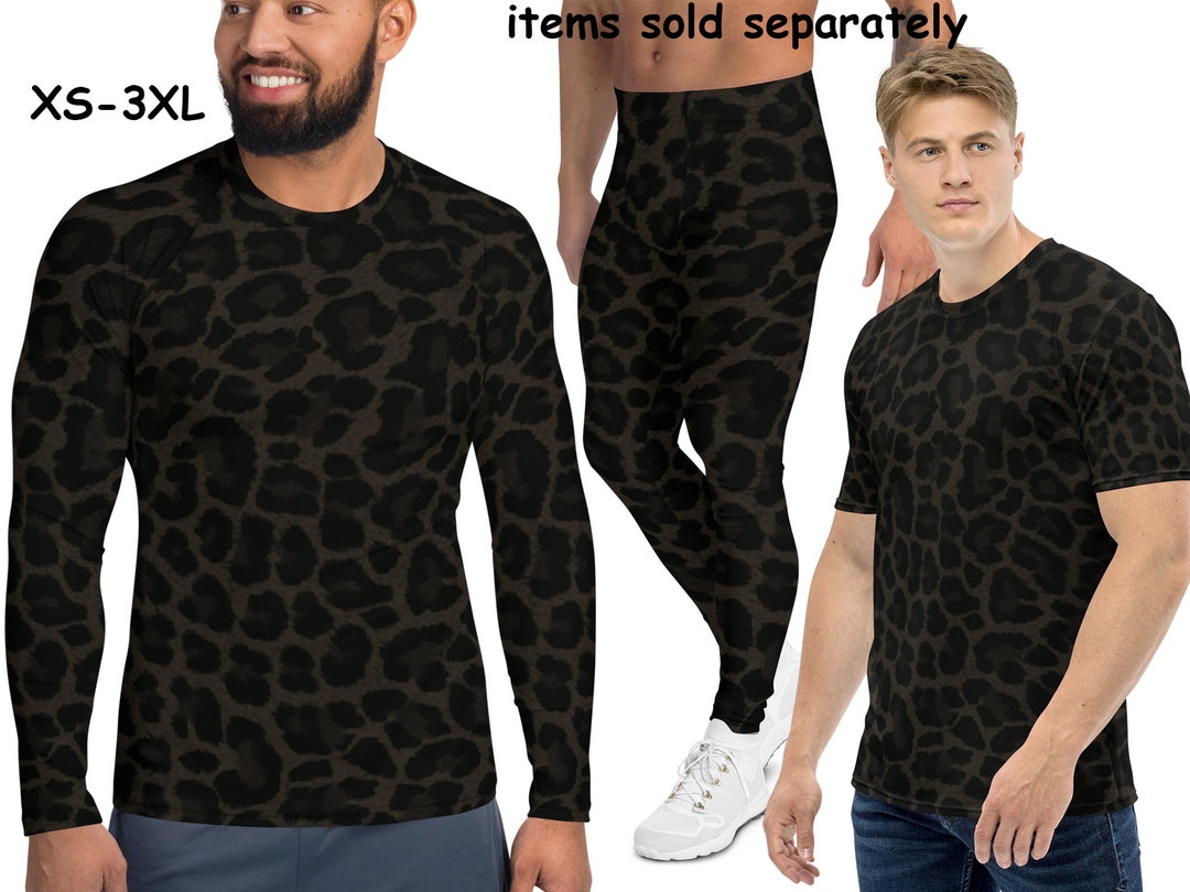 Jaguar Leopard Print Men Activewear Halloween Costume Puma Meggings ...