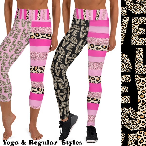 Pink Leopard Pants - Etsy