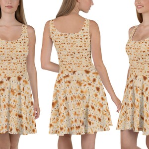 Matzo Skater Dress Women Jewish Matza Passover Flatbread Pesach ...