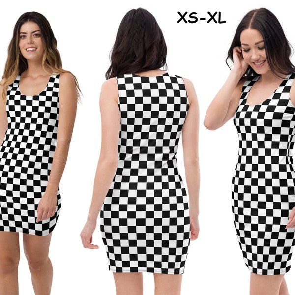Checkered Dress - Etsy