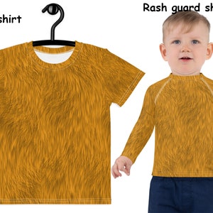 Lion Fox Print Costume Furry Animal Kids Halloween Spandex Cosplay ...