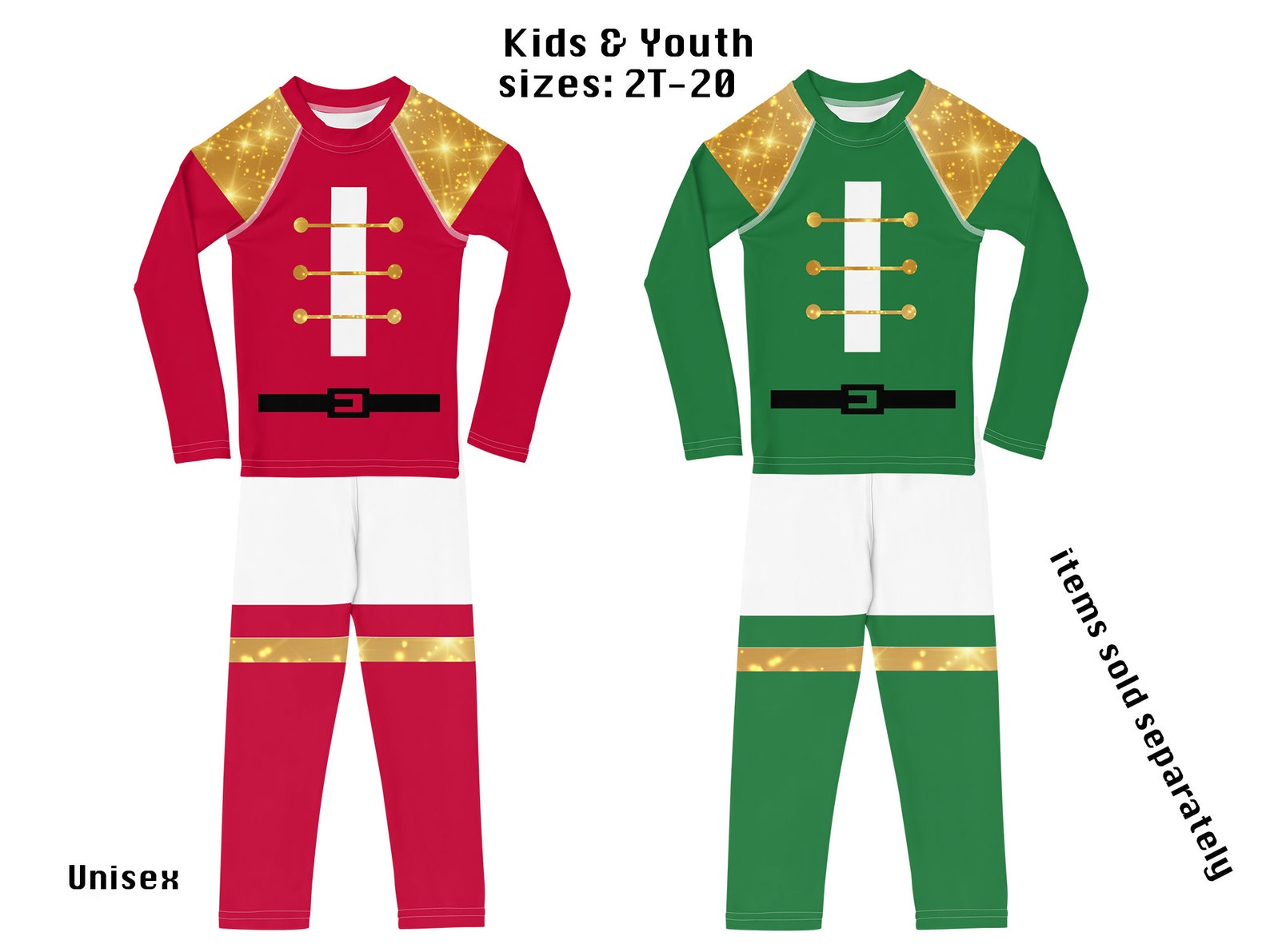 Christmas Toy Soldier Nut Cracker Costume Kids Athletic Leggings Pants ...