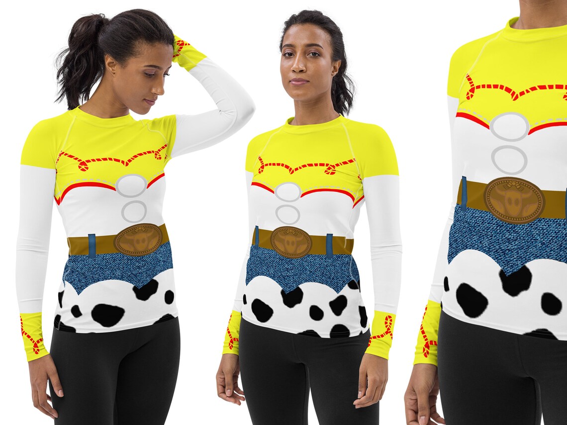 Jessie Toy Story T-shirt Woman Cowgirl Costume Halloween Cosplay Top ...