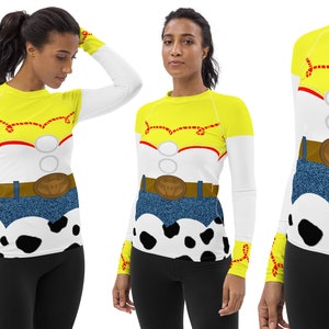 Jessie Toy Story T-shirt Woman Cowgirl Costume Halloween Cosplay Top ...