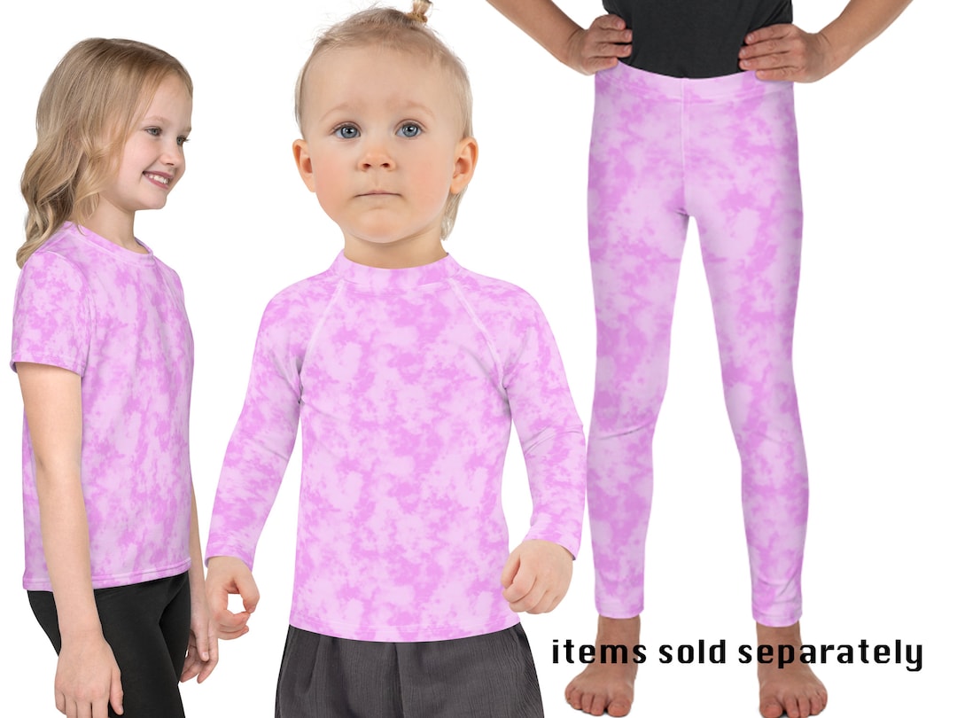 Pink Cloud Print Element Costume Kids Halloween Air Cosplay Leggings ...