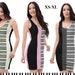 Piano Keyboard Fitted Dress Women Unique Musical Pianist Gift Striped ...
