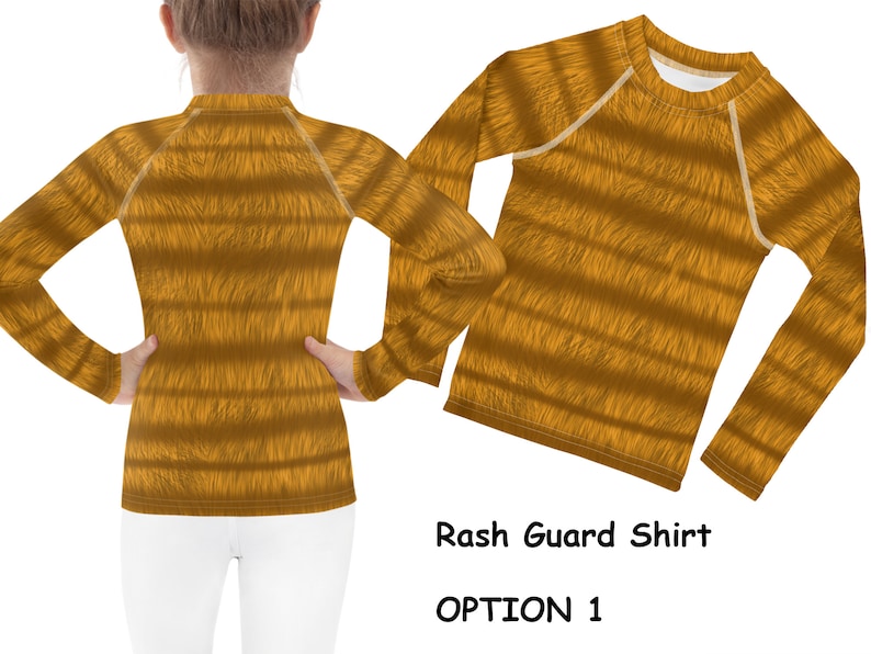 Ginger Striped Tabby Cat Kids Costume Spandex Orange Furry Animal Print ...