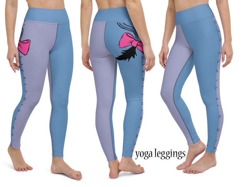 Eeyore Donkey Workout Leggings Woman Halloween Running Costume - Etsy