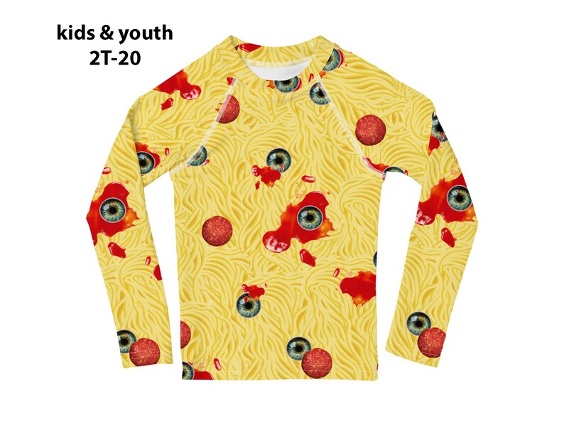 Spooky Spaghetti Kids Costume Halloween Children Food Cosplay Leggings ...