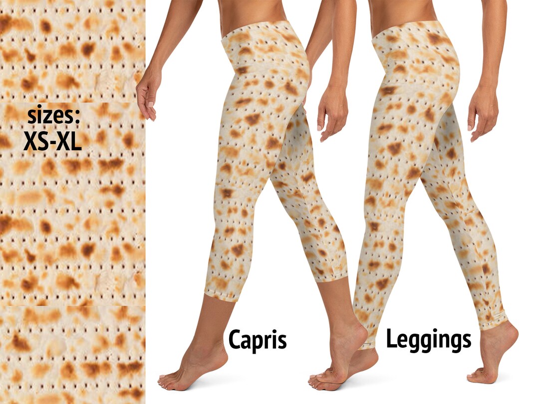 Matzo Leggings Women Passover Pesach Festival Flatbread Pants Jewish ...