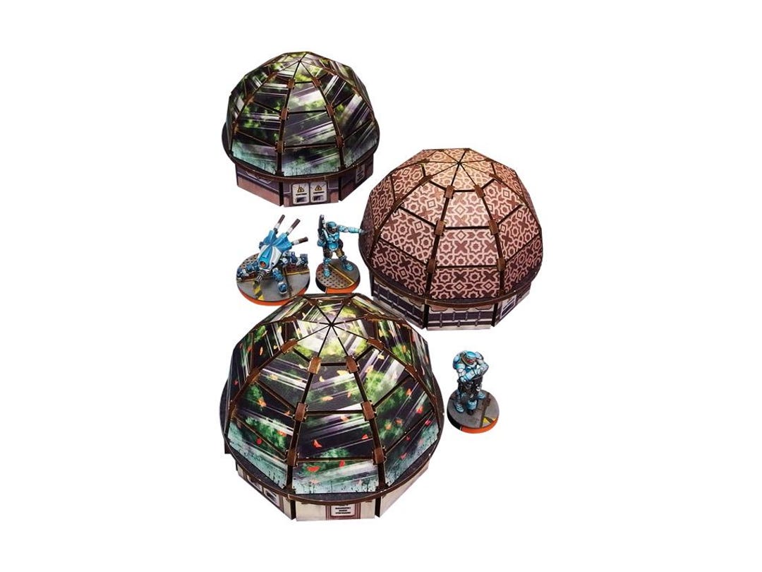 Infinity N5 PREPAINTED Wargaming Terrain 28mm 1:56 Al Medinat Qubba 2 ...