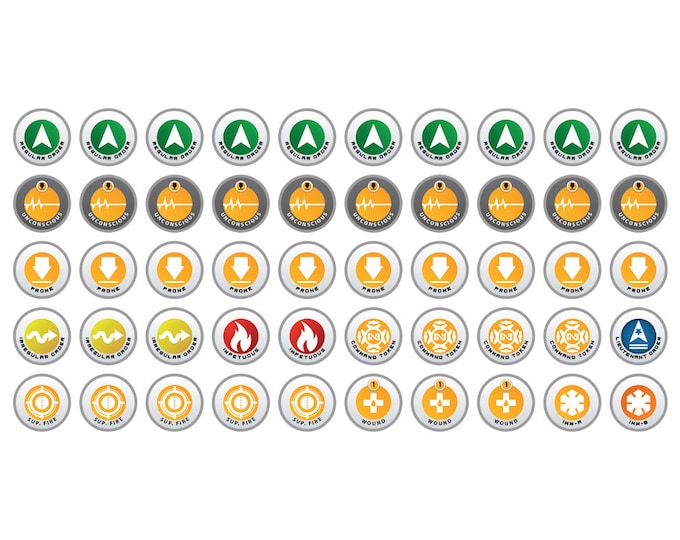 Infinity Tokens Starter Set N5 (50) Green - Etsy