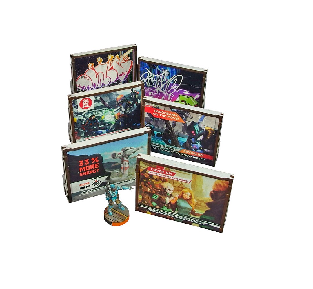 Precinct Sigma Building Holoads (6) PREPAINTED - Etsy