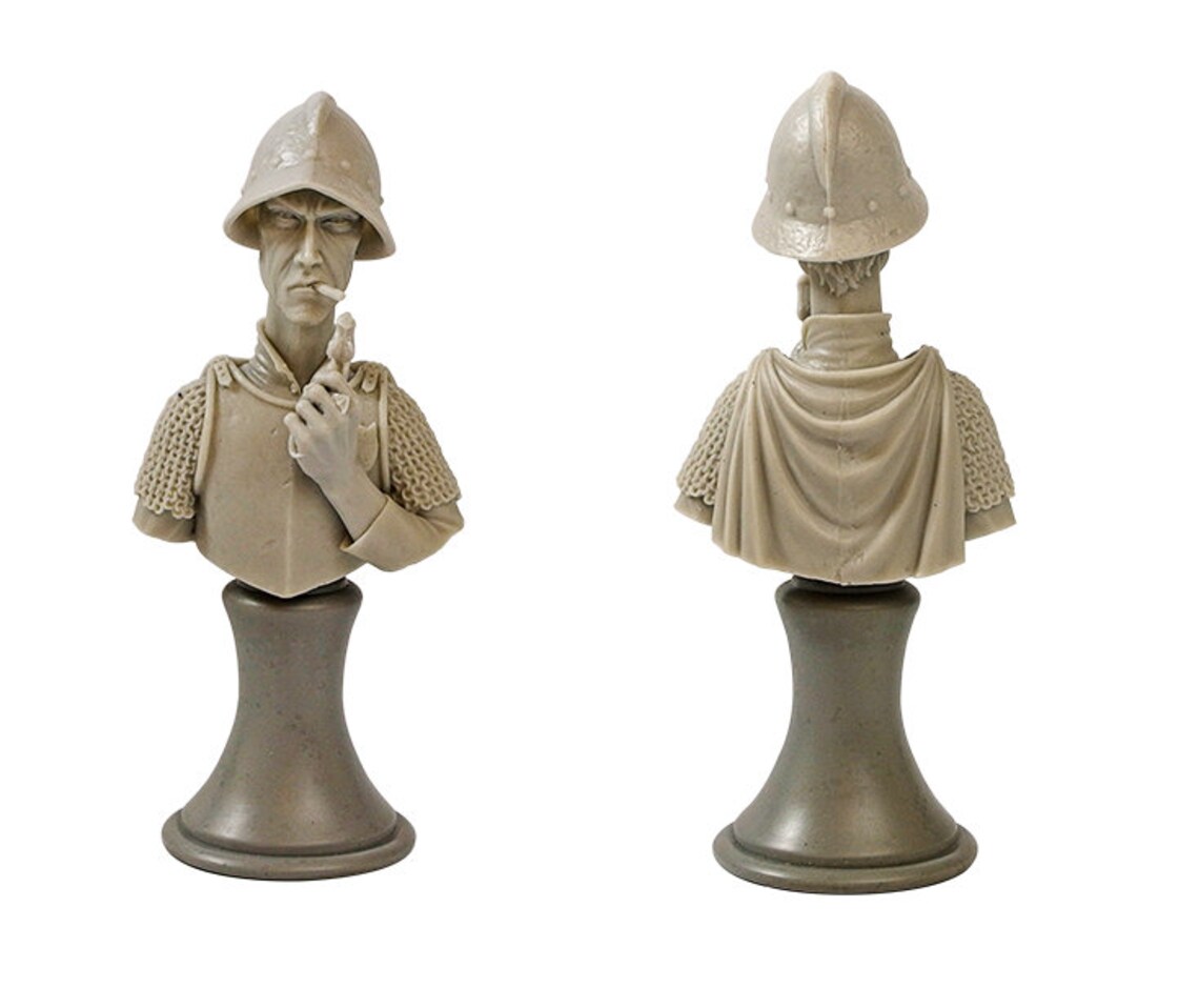 Discworld Samuel Vimes Bust UNPAINTED - Etsy