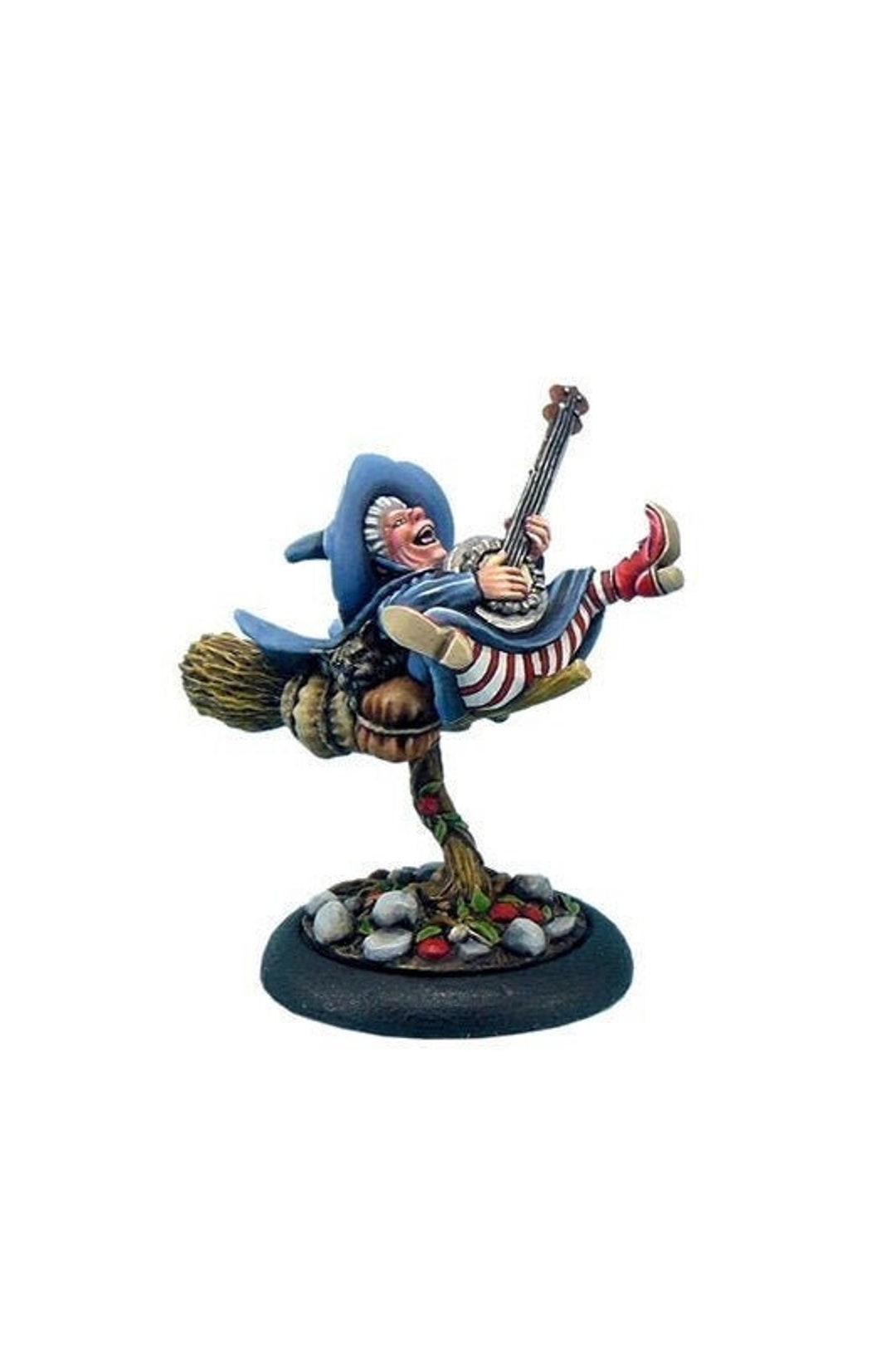 Discworld Witches Nanny Ogg on Broom - Etsy