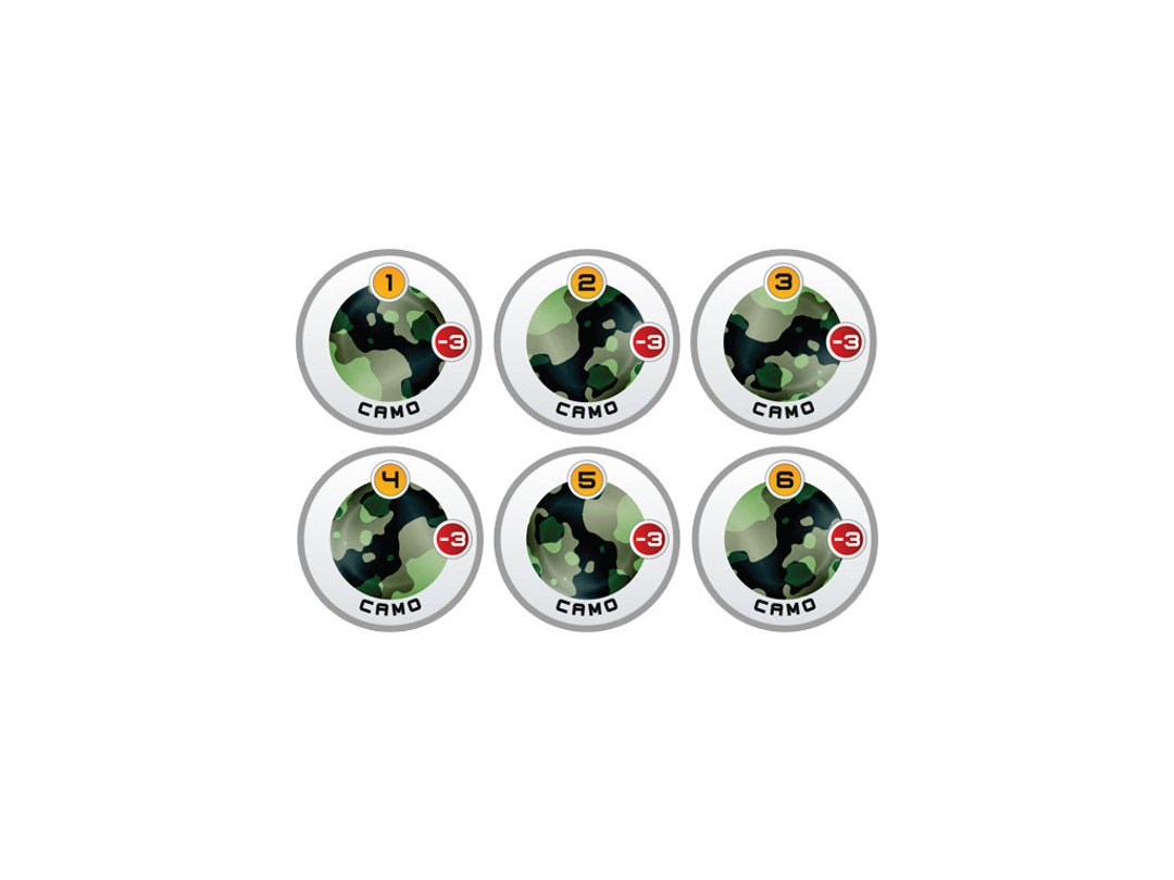 N4 Infinity Tokens Camouflage 3 6 - Etsy